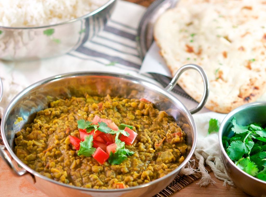 Lentil Daal Naan Cilantro - Aberdeen's Kitchen