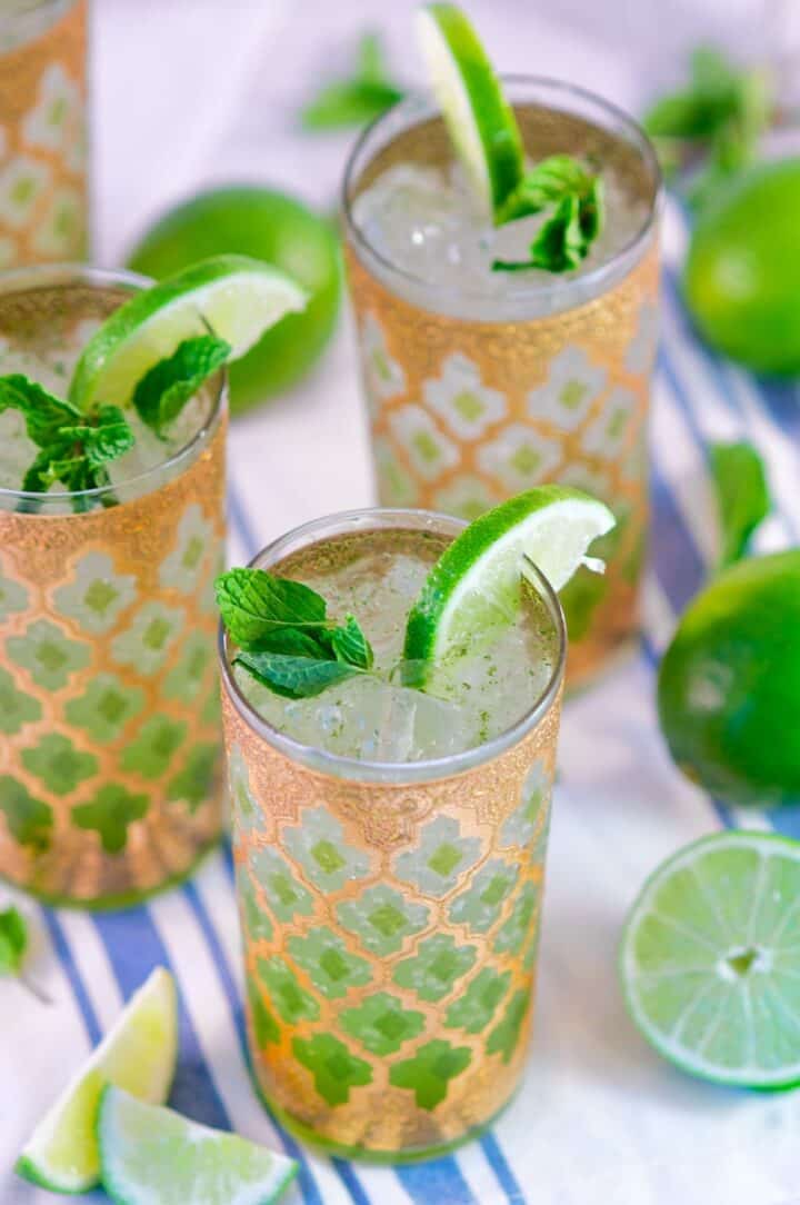 Classic Fresh Mint Mojitos - Aberdeen's Kitchen