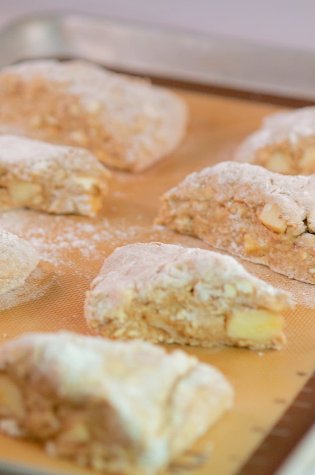 Glazed Apple Cinnamon and Buttermilk Scones - Aberdeen's Kitchen