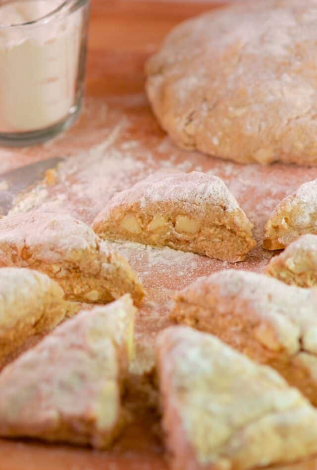 Glazed Apple Cinnamon and Buttermilk Scones - Aberdeen's Kitchen