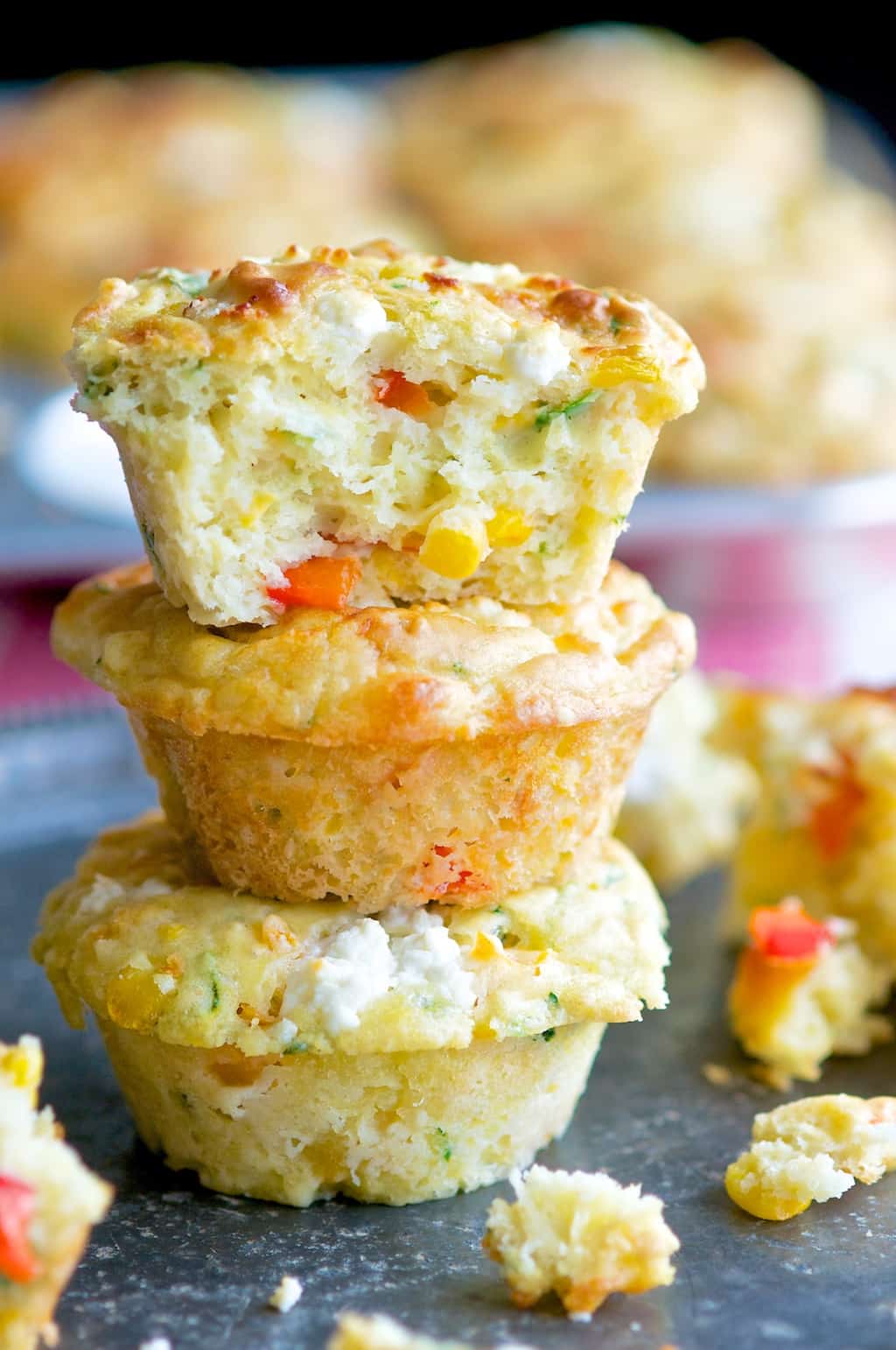 Savory Cheese and Veggie Muffins - Aberdeen's Kitchen
