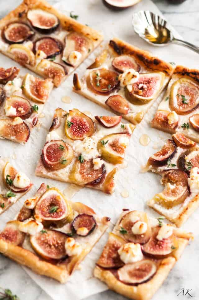 Fresh Fig, Mascarpone and Goat Cheese Tart - Aberdeen's Kitchen