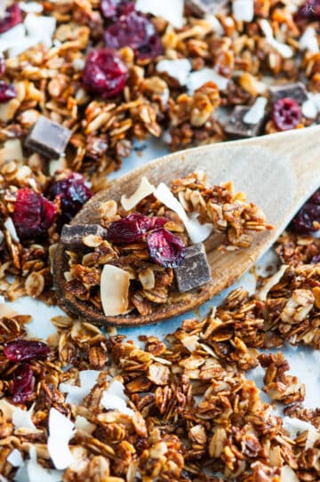 Dark Chocolate Cherry Granola - Aberdeen's Kitchen