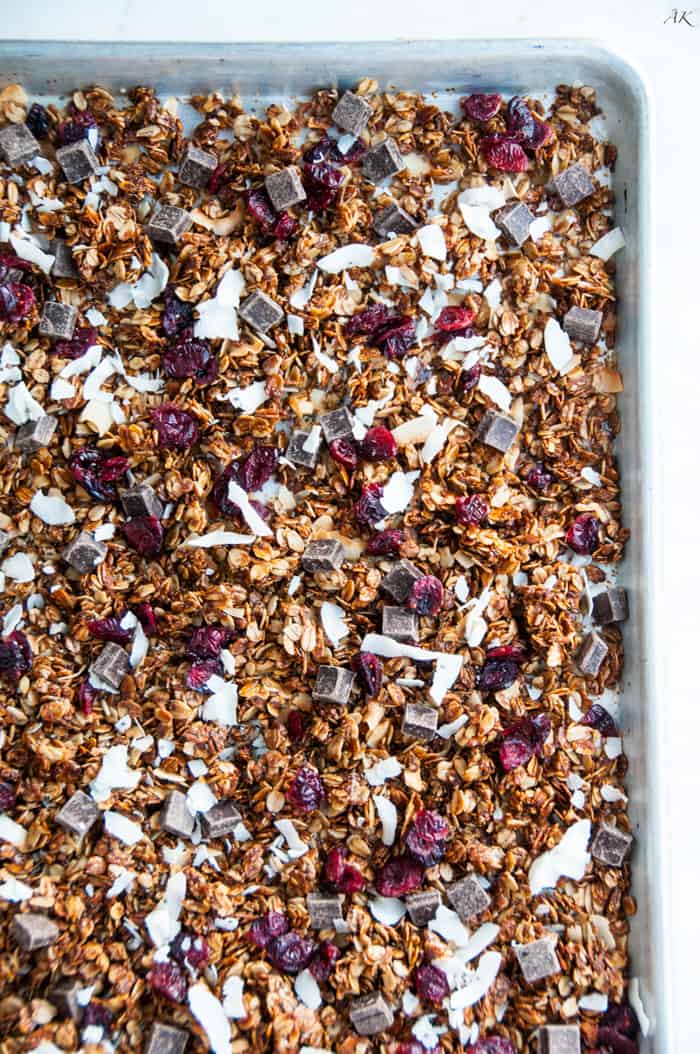Dark Chocolate Cherry Granola - Aberdeen's Kitchen