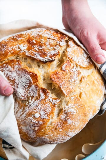 Foolproof Artisan No Knead Bread - Aberdeen's Kitchen