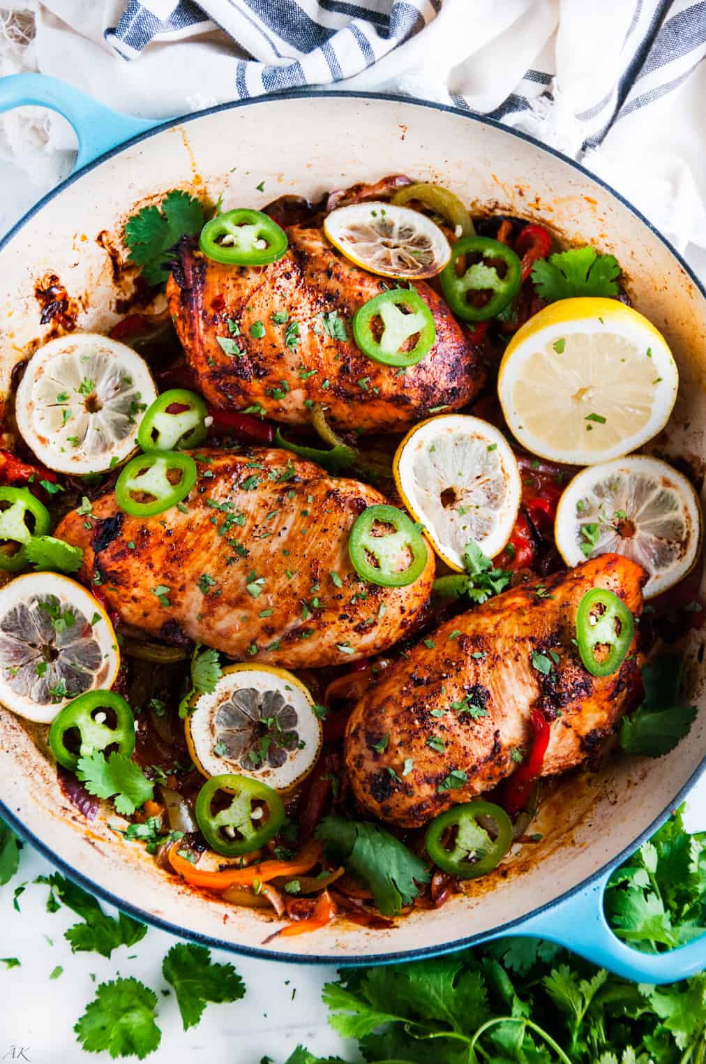 Spicy Red Pepper Lemon Chicken - Aberdeen's Kitchen
