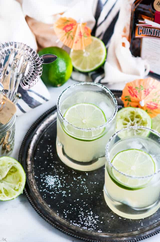 Classic Margaritas On the Rocks - Aberdeen's Kitchen