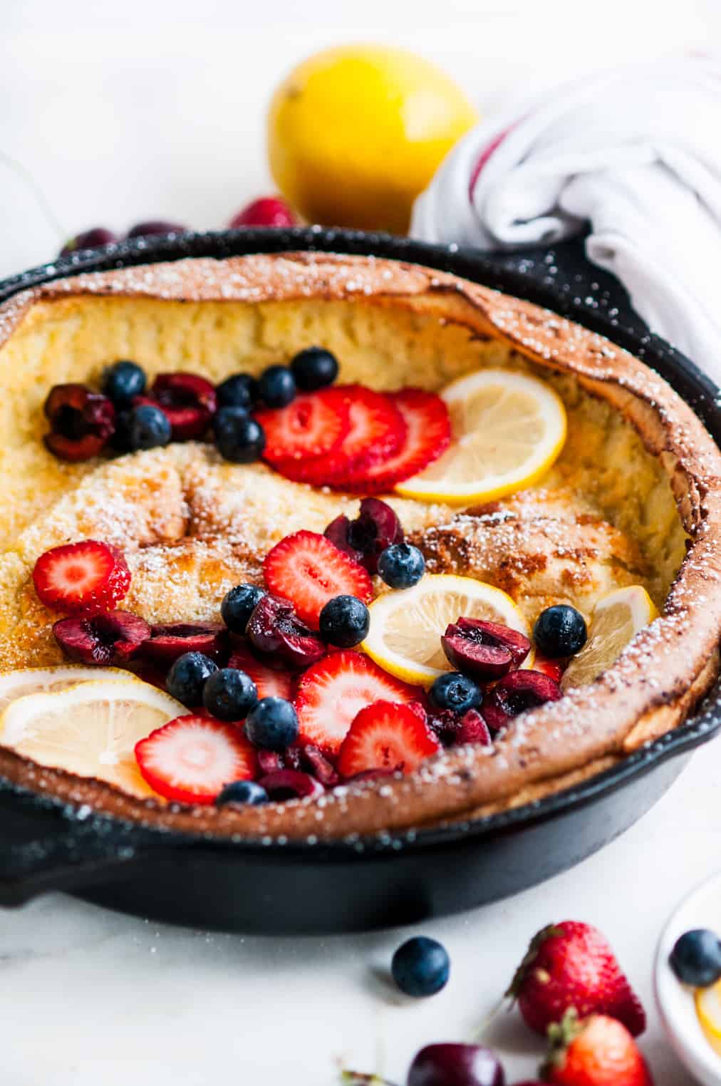 Easy Peezy Summer Berry Dutch Baby - Aberdeen's Kitchen