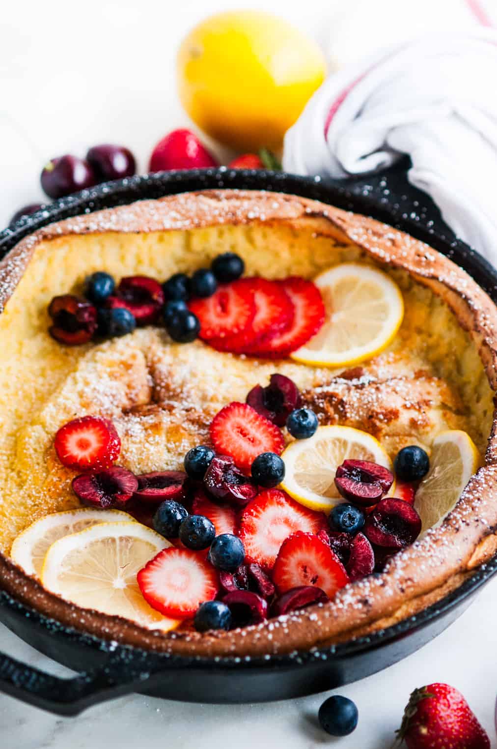 Easy Peezy Summer Berry Dutch Baby - Aberdeen's Kitchen