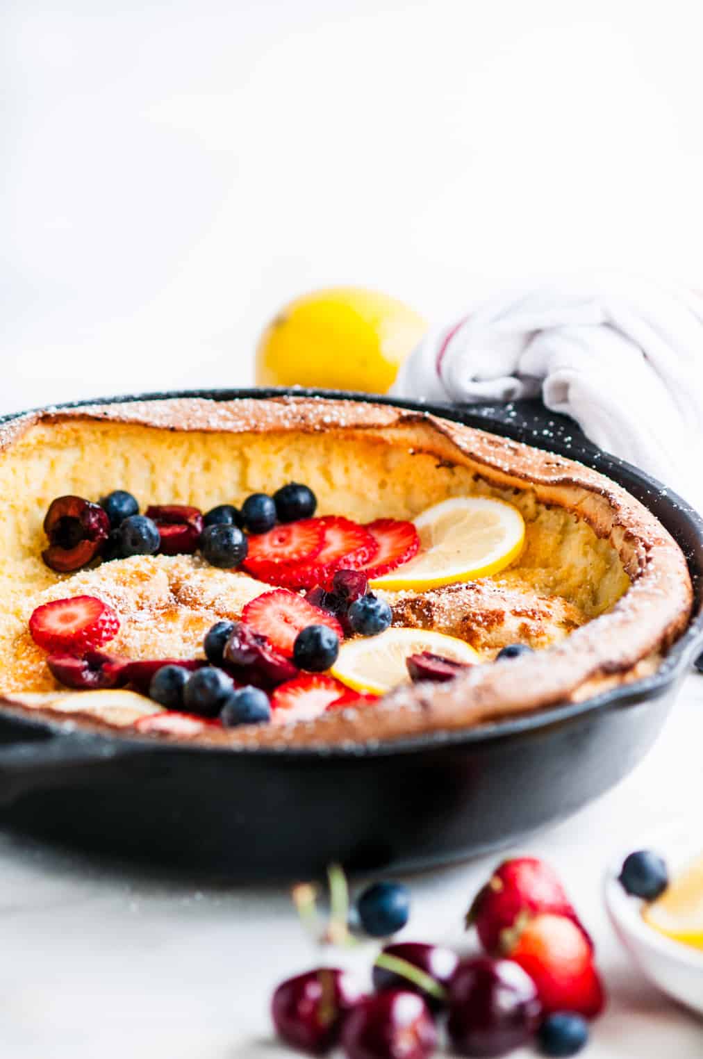 Easy Peezy Summer Berry Dutch Baby - Aberdeen's Kitchen