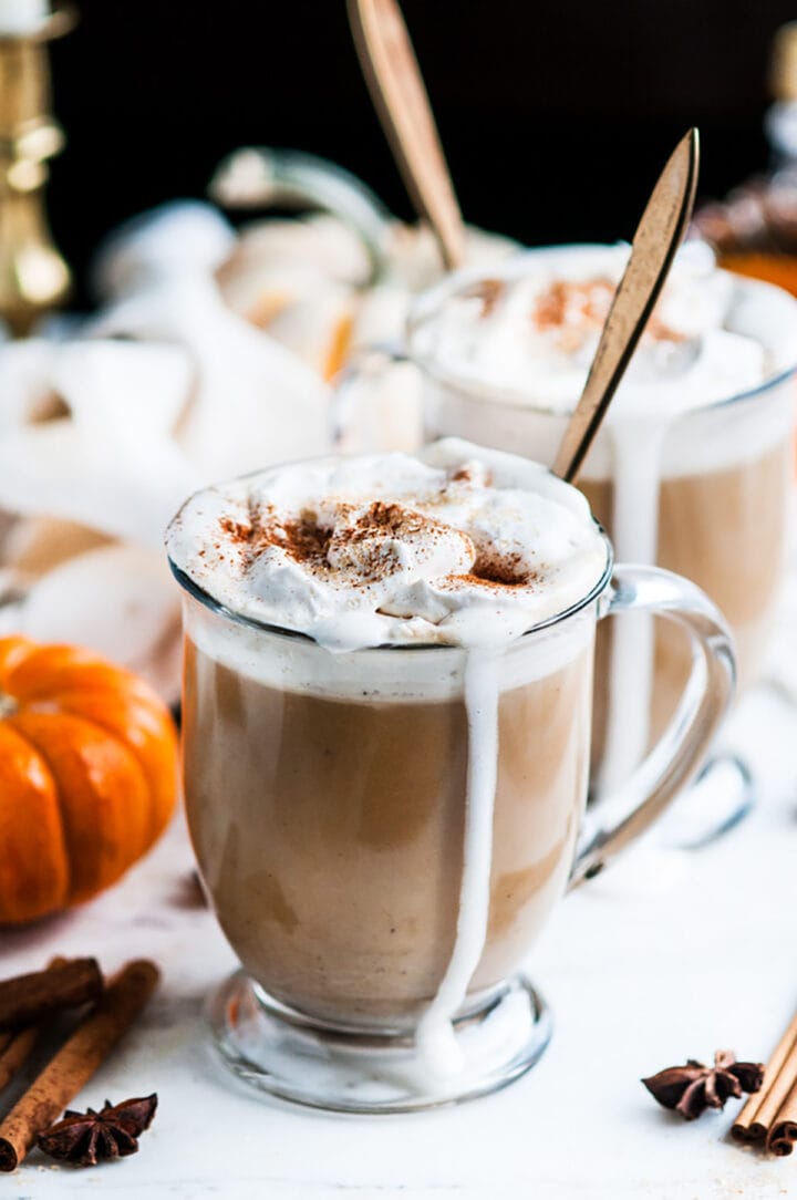Pumpkin Spice Chai Latte (with real pumpkin!) - Aberdeen's Kitchen