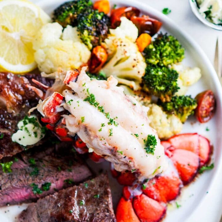 Surf and Turf Steak and Lobster Tail For Two - Aberdeen's Kitchen