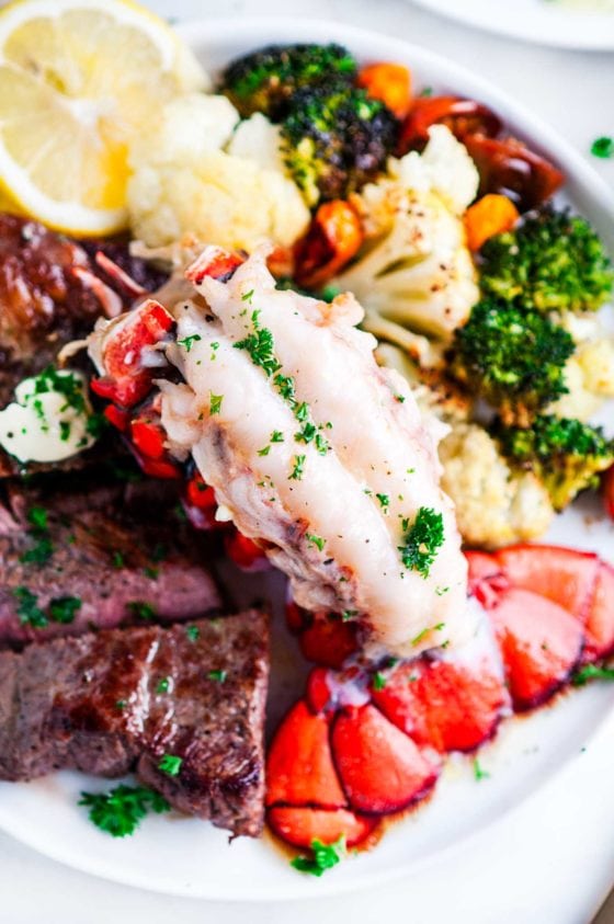 Surf and Turf Steak and Lobster Tail For Two - Aberdeen's Kitchen