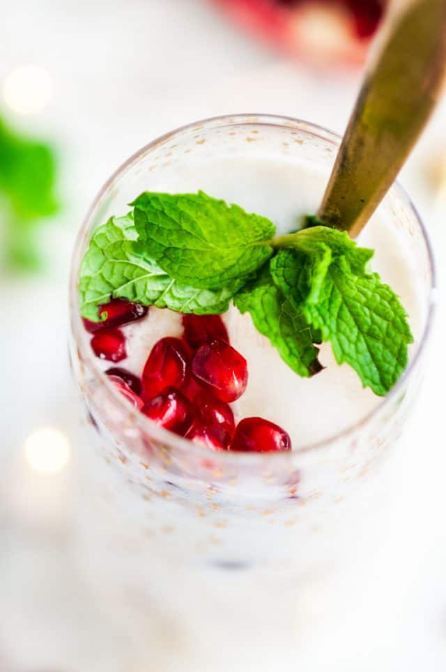 White Christmas Coconut Whiskey Cocktail - Aberdeen's Kitchen