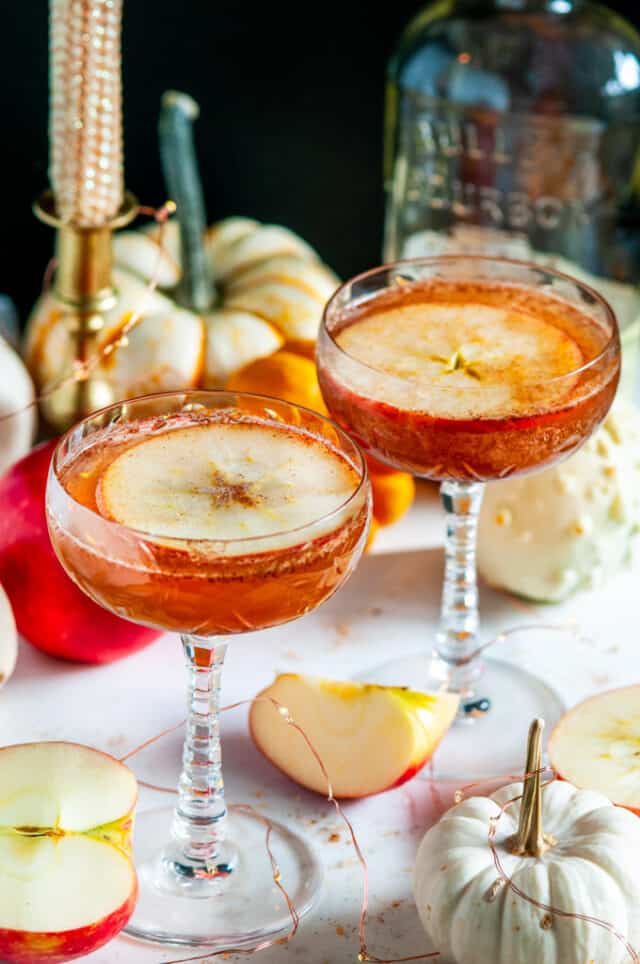 Autumn Apple Cider Whiskey Cocktail - Aberdeen's Kitchen