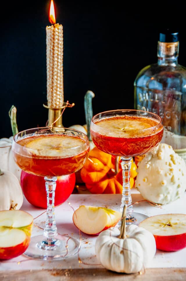 Autumn Apple Cider Whiskey Cocktail - Aberdeen's Kitchen