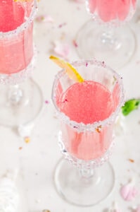 Sparkling Raspberry Rose Spritzer - Aberdeen's Kitchen