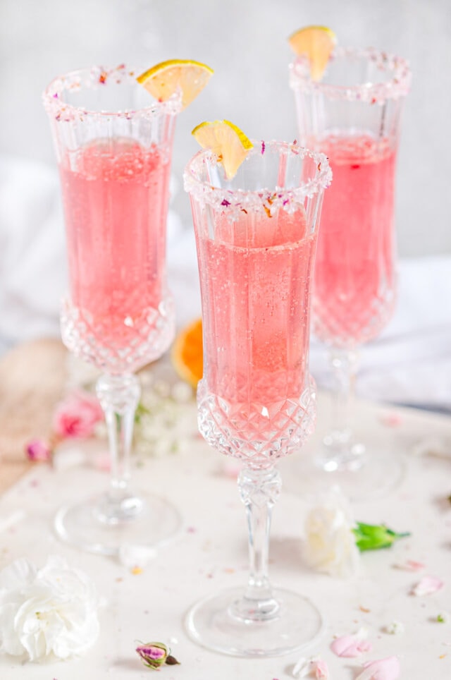 Sparkling Raspberry Rose Spritzer - Aberdeen's Kitchen