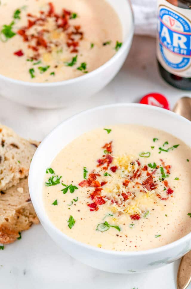 Irish Beer Cheese Soup - Aberdeen's Kitchen