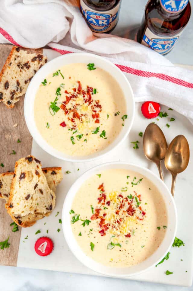 Irish Beer Cheese Soup - Aberdeen's Kitchen
