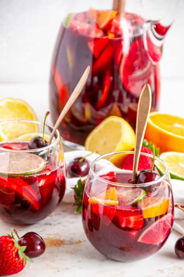Fruity Red Wine Sangria - Aberdeen's Kitchen