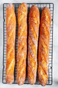 Classic Crusty French Baguettes - Aberdeen's Kitchen