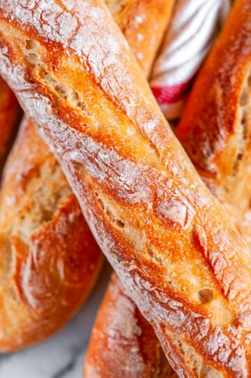 Classic Crusty French Baguettes - Aberdeen's Kitchen