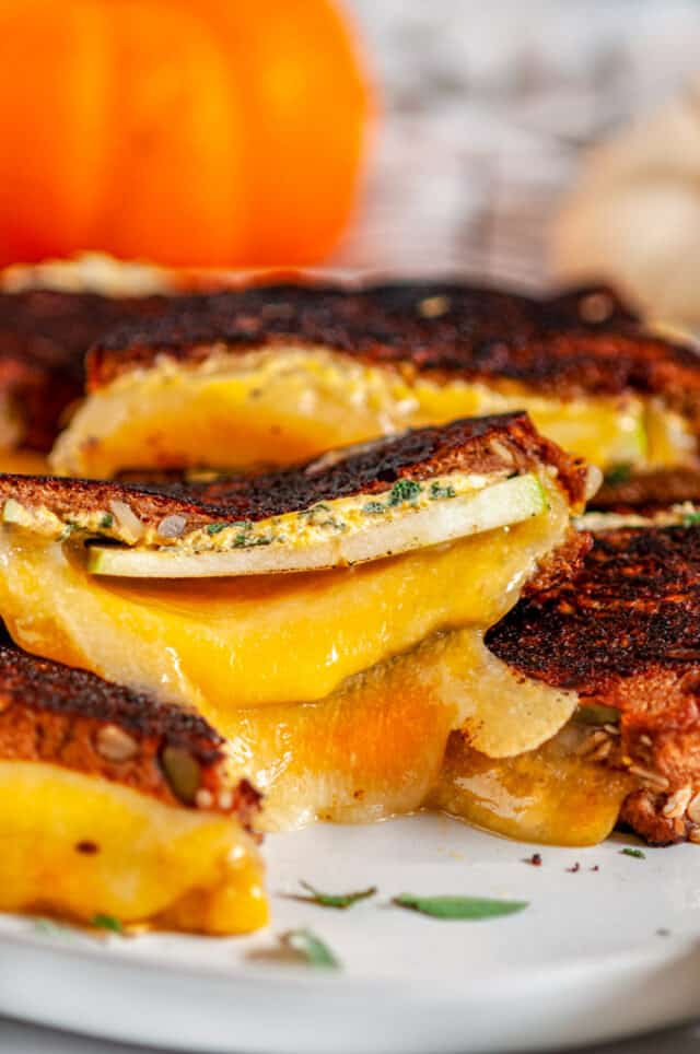 Pumpkin Grilled Cheese Sandwich - Aberdeen's Kitchen