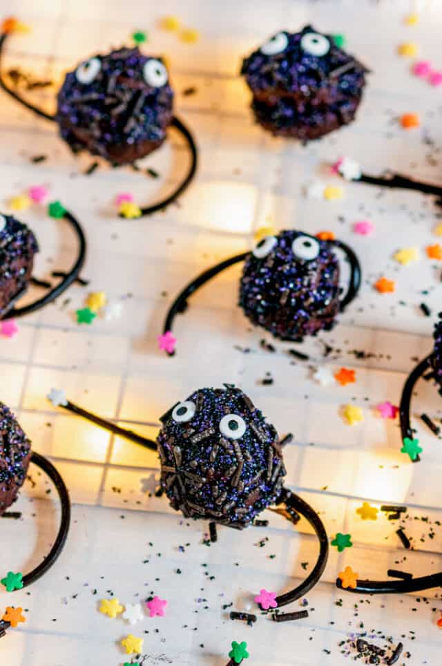 Soot Sprite Chocolate Truffles (Spirited Away) - Aberdeen's Kitchen