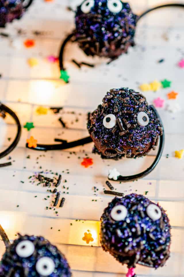Soot Sprite Chocolate Truffles (Spirited Away) - Aberdeen's Kitchen