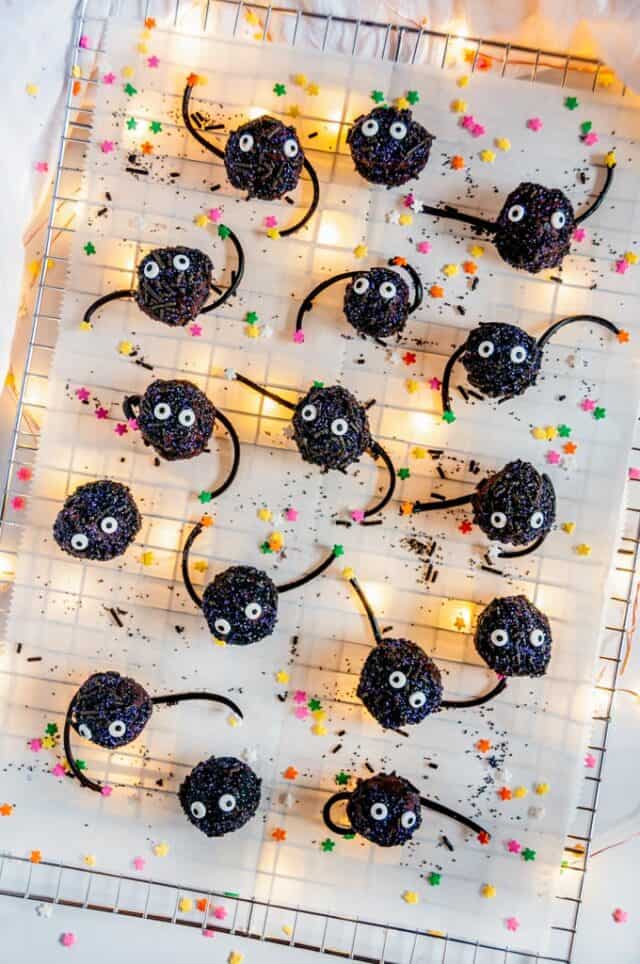 Soot Sprite Chocolate Truffles (Spirited Away) - Aberdeen's Kitchen