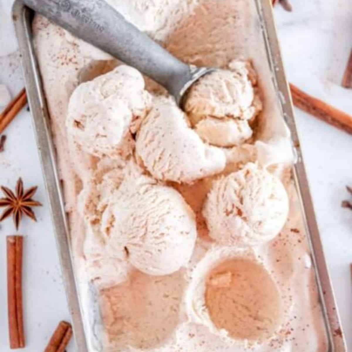 No Churn Egg Nog Ice Cream - Aberdeen's Kitchen