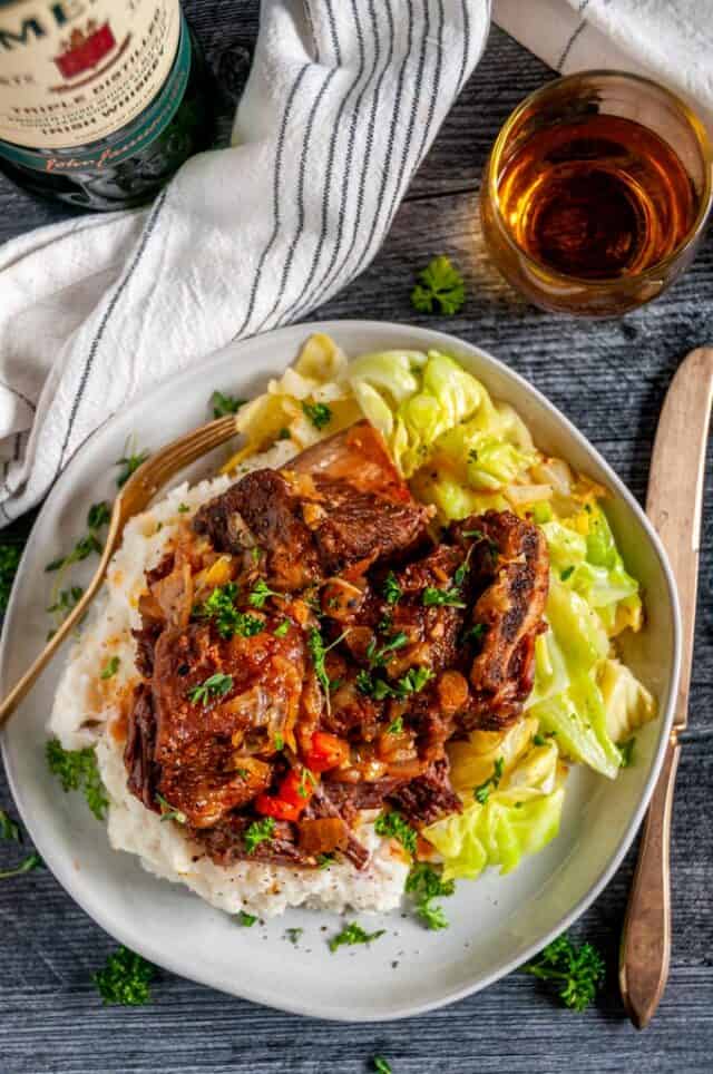 Instant Pot Whiskey Braised Short Ribs - Aberdeen's Kitchen