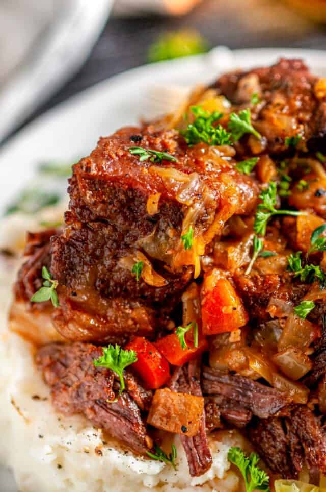 Instant Pot Whiskey Braised Short Ribs - Aberdeen's Kitchen