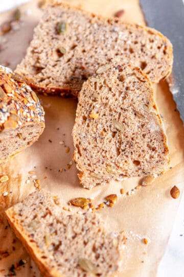 No Knead Multigrain Bread - Aberdeen's Kitchen