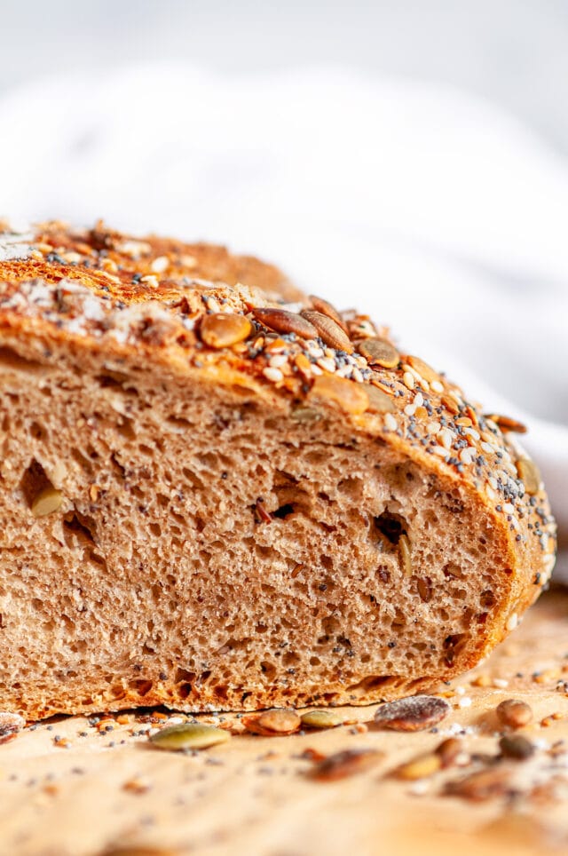 No Knead Multigrain Bread - Aberdeen's Kitchen