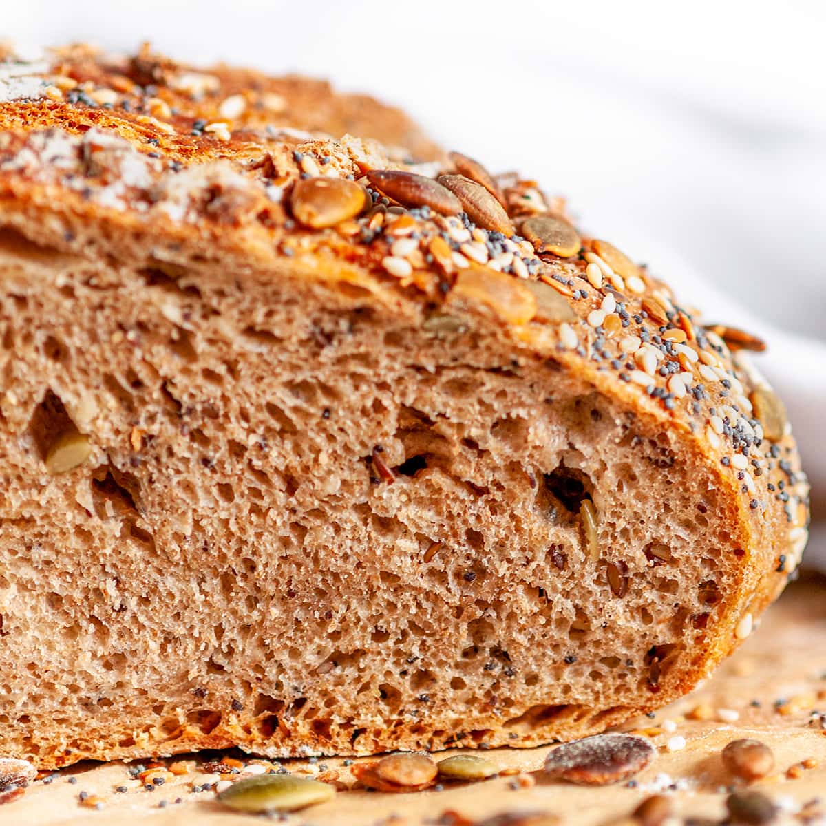 No Knead Multigrain Bread - Aberdeen's Kitchen