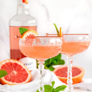 Pink Pamplemousse Gin Cocktail - Aberdeen's Kitchen
