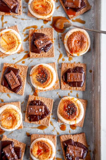Salted Caramel Oven Baked S'mores - Aberdeen's Kitchen