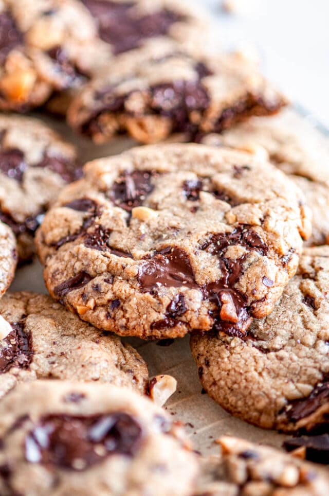 Brown Butter Chocolate Chunk Hazelnut Cookies - Aberdeen's Kitchen