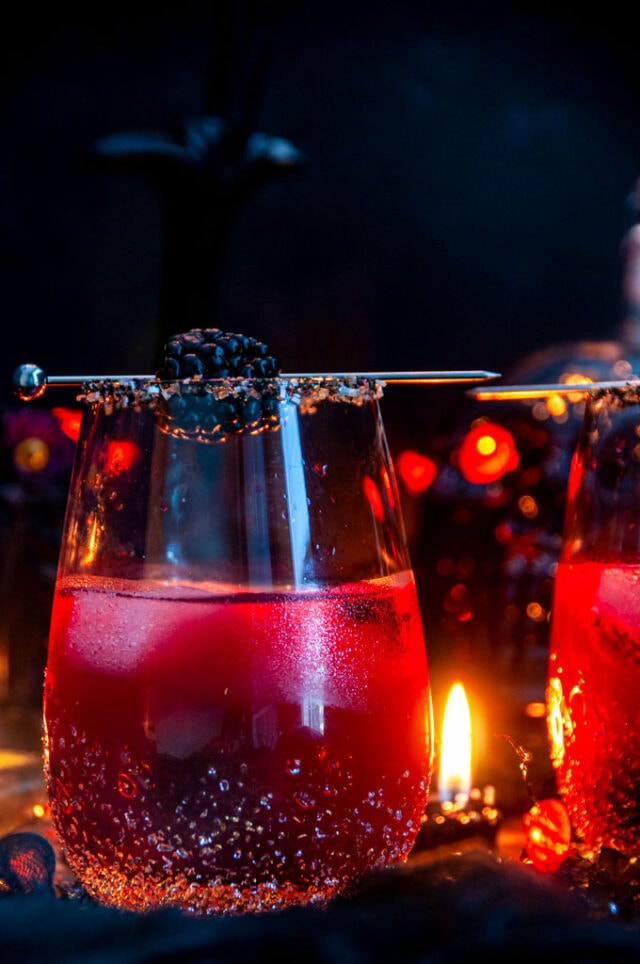 Halloween Black Cranberry Margarita - Aberdeen's Kitchen
