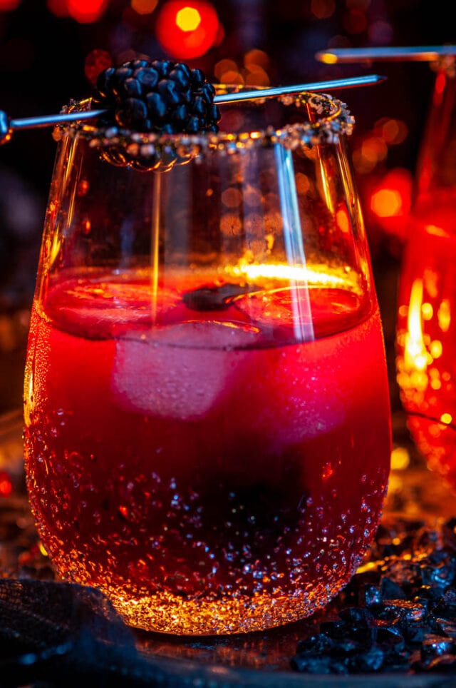 Halloween Black Cranberry Margarita - Aberdeen's Kitchen