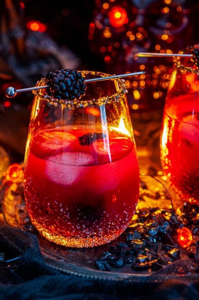 Halloween Black Cranberry Margarita - Aberdeen's Kitchen