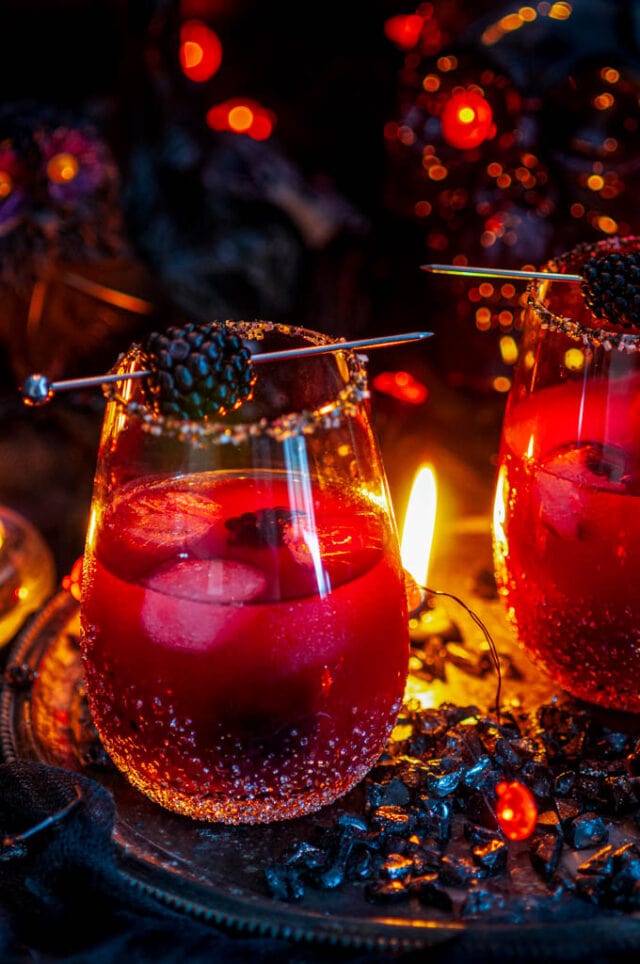 Halloween Black Cranberry Margarita - Aberdeen's Kitchen