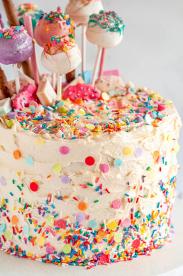 Birthday Surprise Confetti Cake - Aberdeen's Kitchen