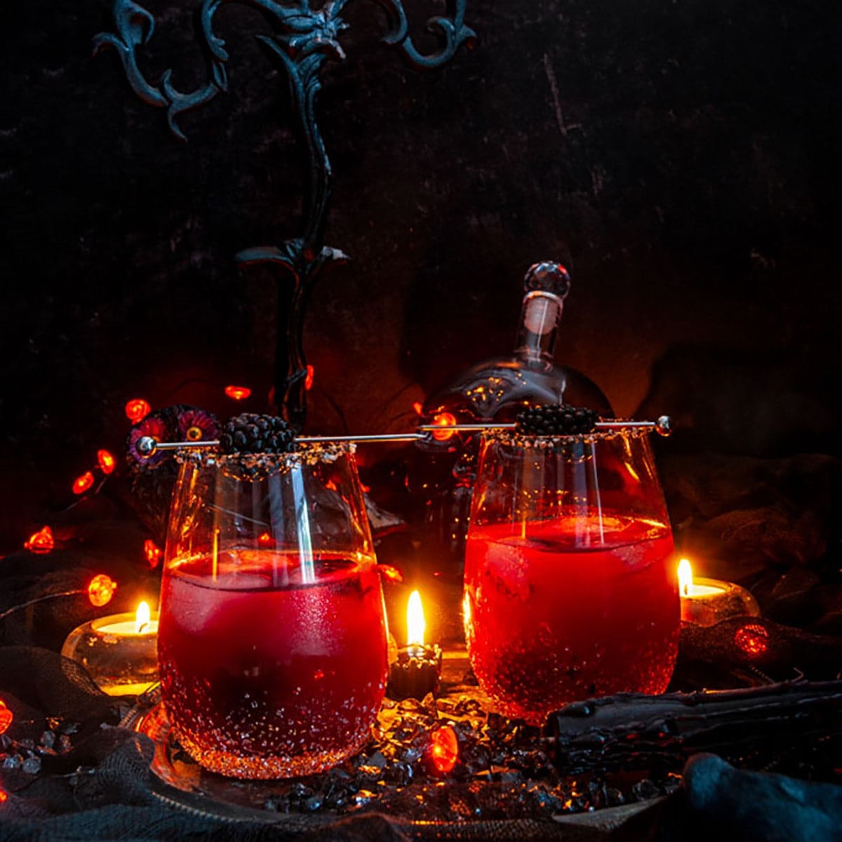 Halloween Black Cranberry Margarita - Aberdeen's Kitchen
