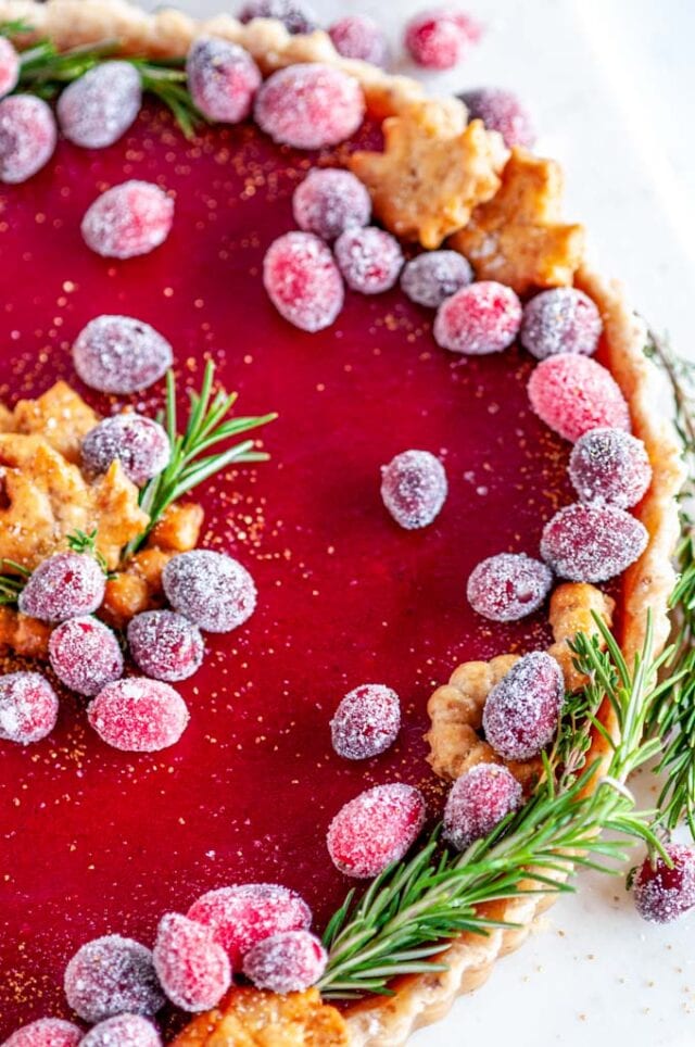 Cranberry Curd Tart - Aberdeen's Kitchen