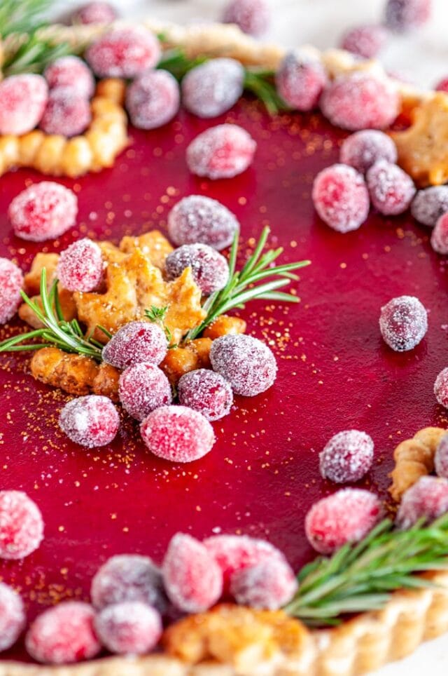Cranberry Curd Tart - Aberdeen's Kitchen