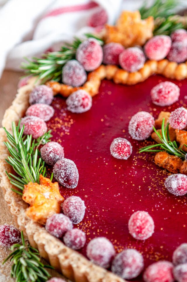 Cranberry Curd Tart - Aberdeen's Kitchen