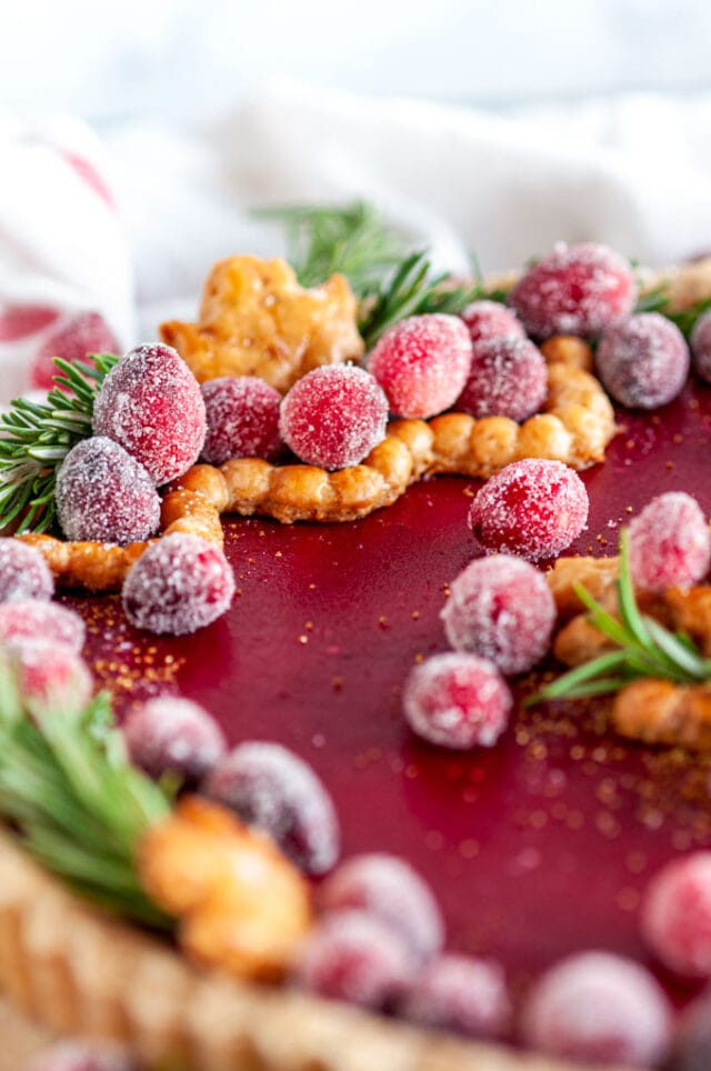 Cranberry Curd Tart - Aberdeen's Kitchen
